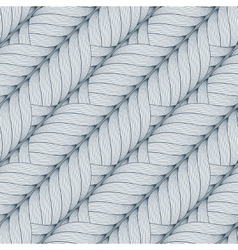 Seamless pattern interwoven ropes Royalty Free Vector Image