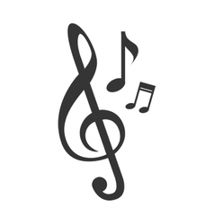 Music note melody Royalty Free Vector Image - VectorStock