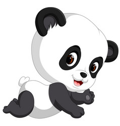 Cute panda cartoon Royalty Free Vector Image - VectorStock
