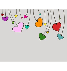 Love valentines day cupcake withn heart and arrow Vector Image