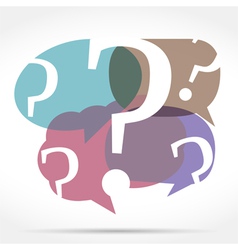 Abstract question mark Royalty Free Vector Image