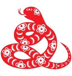 Chinese new year snake Royalty Free Vector Image