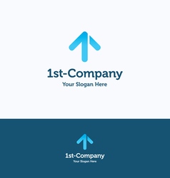 Sign number 1 logo Royalty Free Vector Image - VectorStock