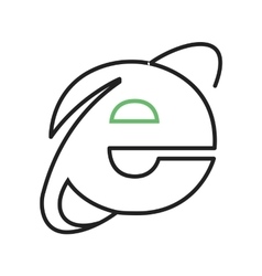 Internet explorer Royalty Free Vector Image - VectorStock