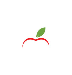 Apple logo icon design Royalty Free Vector Image