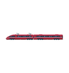 Train logo original design set modern railway Vector Image