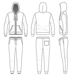 Sweat suit Royalty Free Vector Image - VectorStock